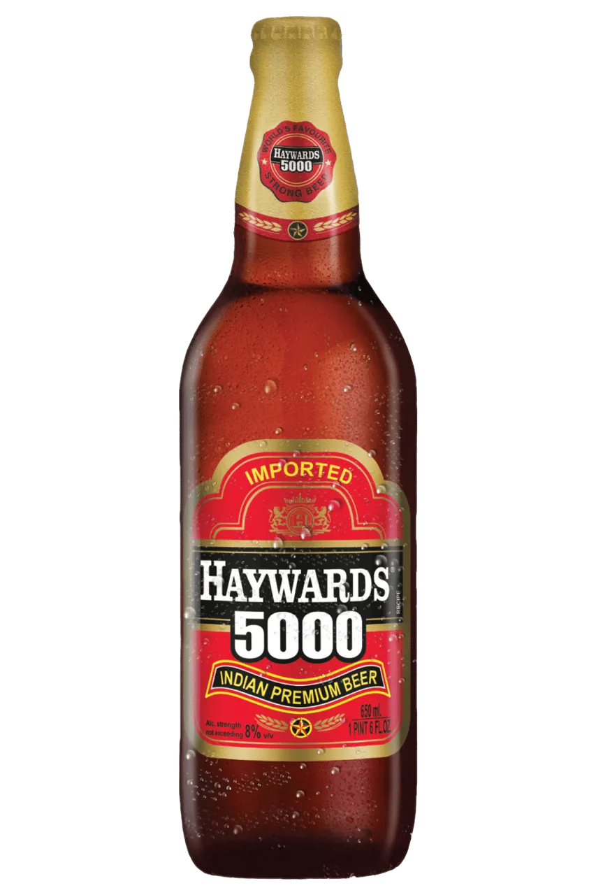 Buy Haywards 5000 Premium Strong Beer Available in 650ml,500ml